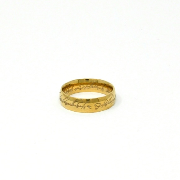Jewelry | New 18kt Gold Lord Of The Rings Hobbit Ring Band | Poshmark